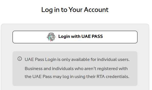 RTA Login and Registration Methods RTA Penalty Check